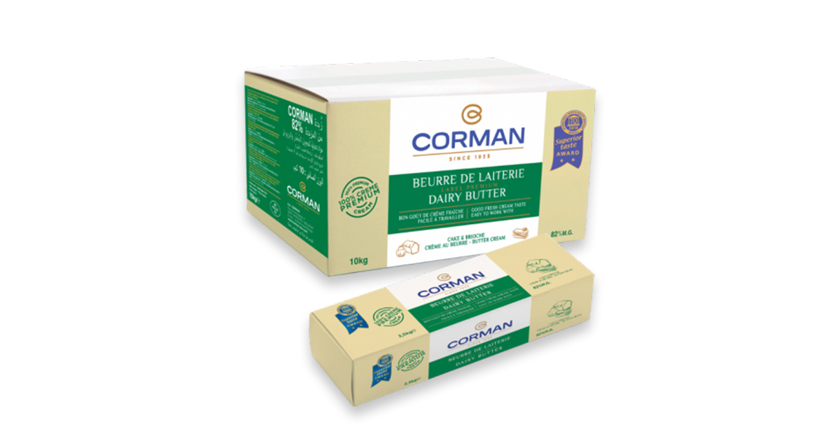 Corman Unsalted Butter 82% Fat Block | 🦆The Bow Tie Duck Manila
