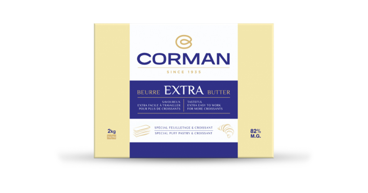Corman Extra Dry Butter Sheet 82% Fat (Pastry & Croissant) | 🦆The Bow ...